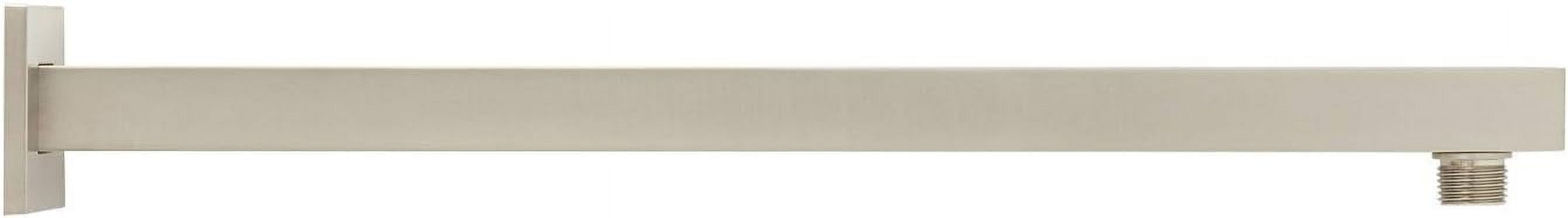 449644 18" Modern Square Wall Mounted Shower Arm - Brushed - Walmart.com