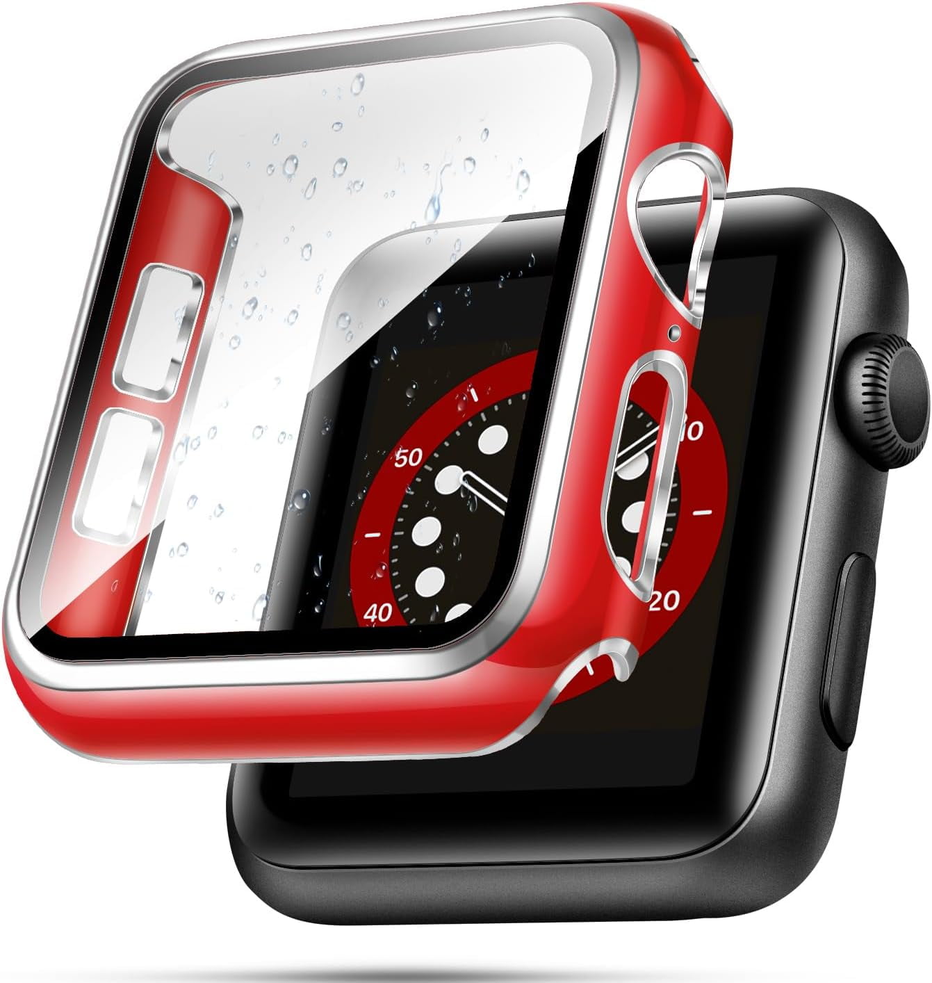 44Mm Protective Case Is Compatible With Apple Watch, Built-In Tempered ...