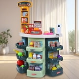 44PCS Supermarket Play Set for Kids Pretend Play Cash Register Toys ...