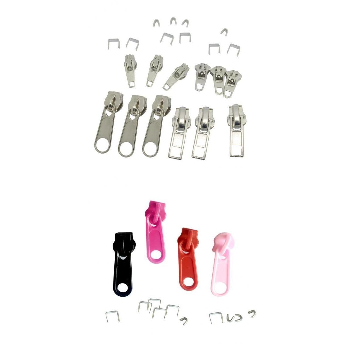 44Pc Zipper Repair Zipper Slider Zips Replacement Fix Your Own ...