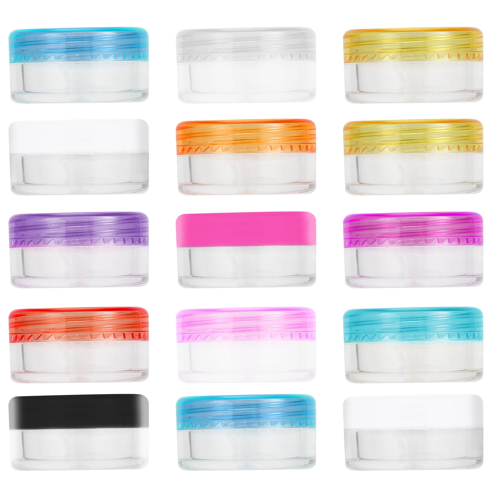 44Pcs 5g Cream Storage Boxes Makeup Case Small Round Cream Bottle ...