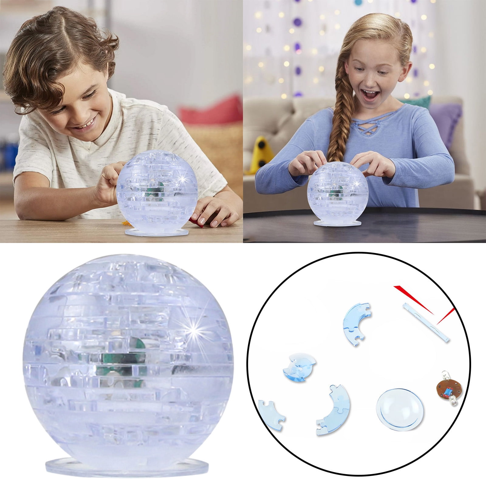 44Pcs Earth Standard Puzzle - 3D Puzzles and Brainteasers for ...