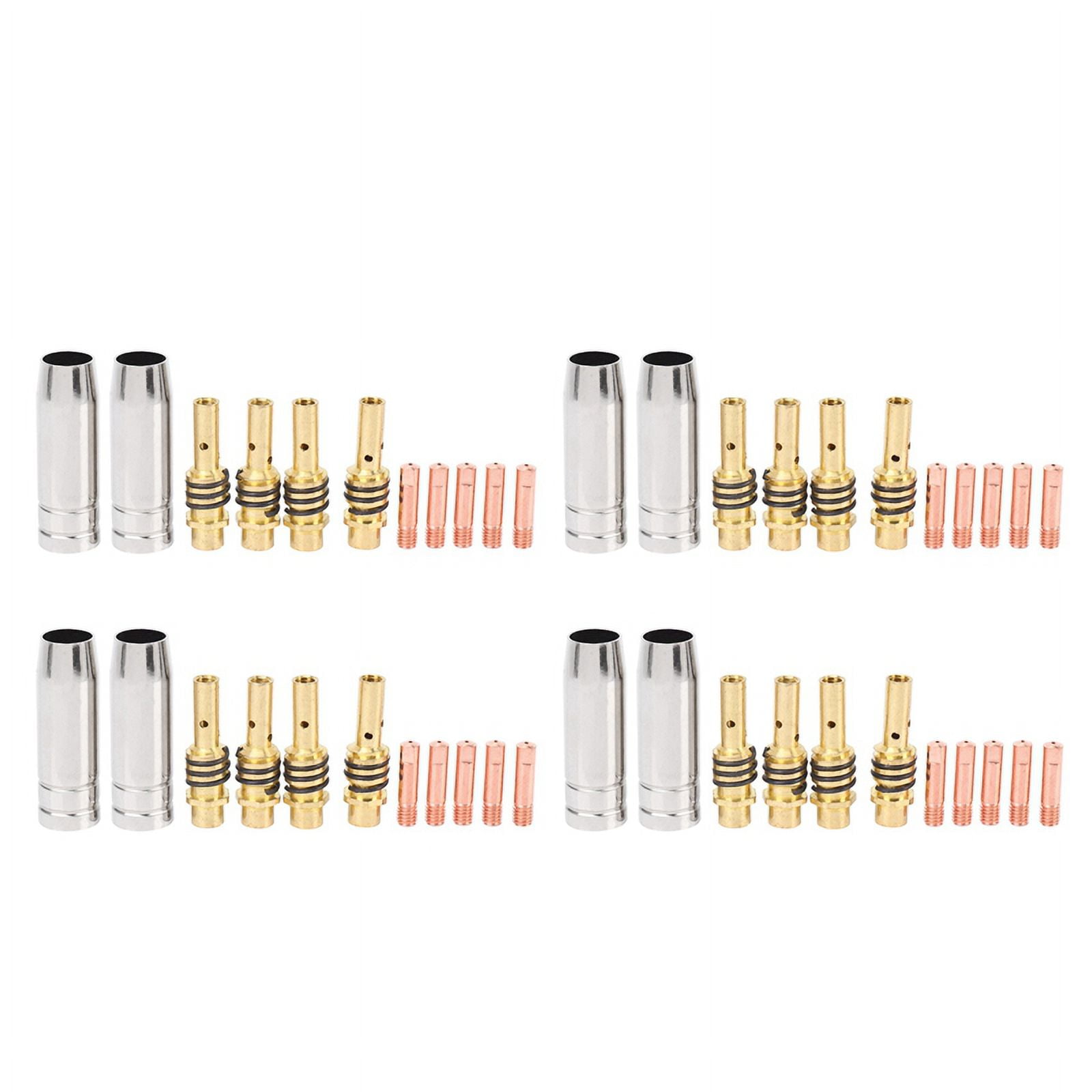 44Pcs Mig Welding Nozzle Welder Torch Nozzles Holder Contact Tips 0.040 ...