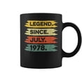 44Th Birthday Retro Legend Since July 1978 Coffee Mugs - Walmart.com
