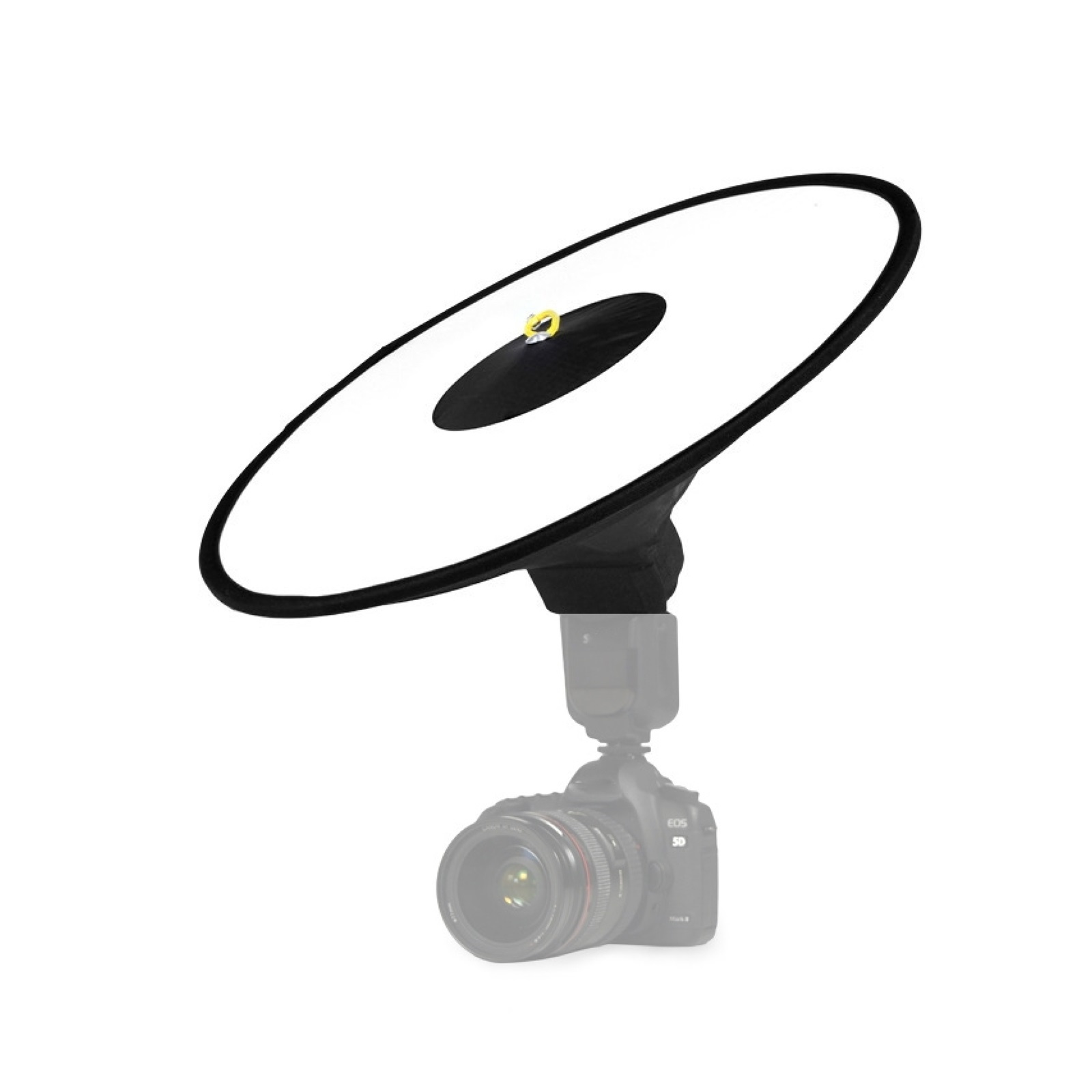 44cm Easy-Fold Conical Round Flash Soft Box Suitable For On-camera ...