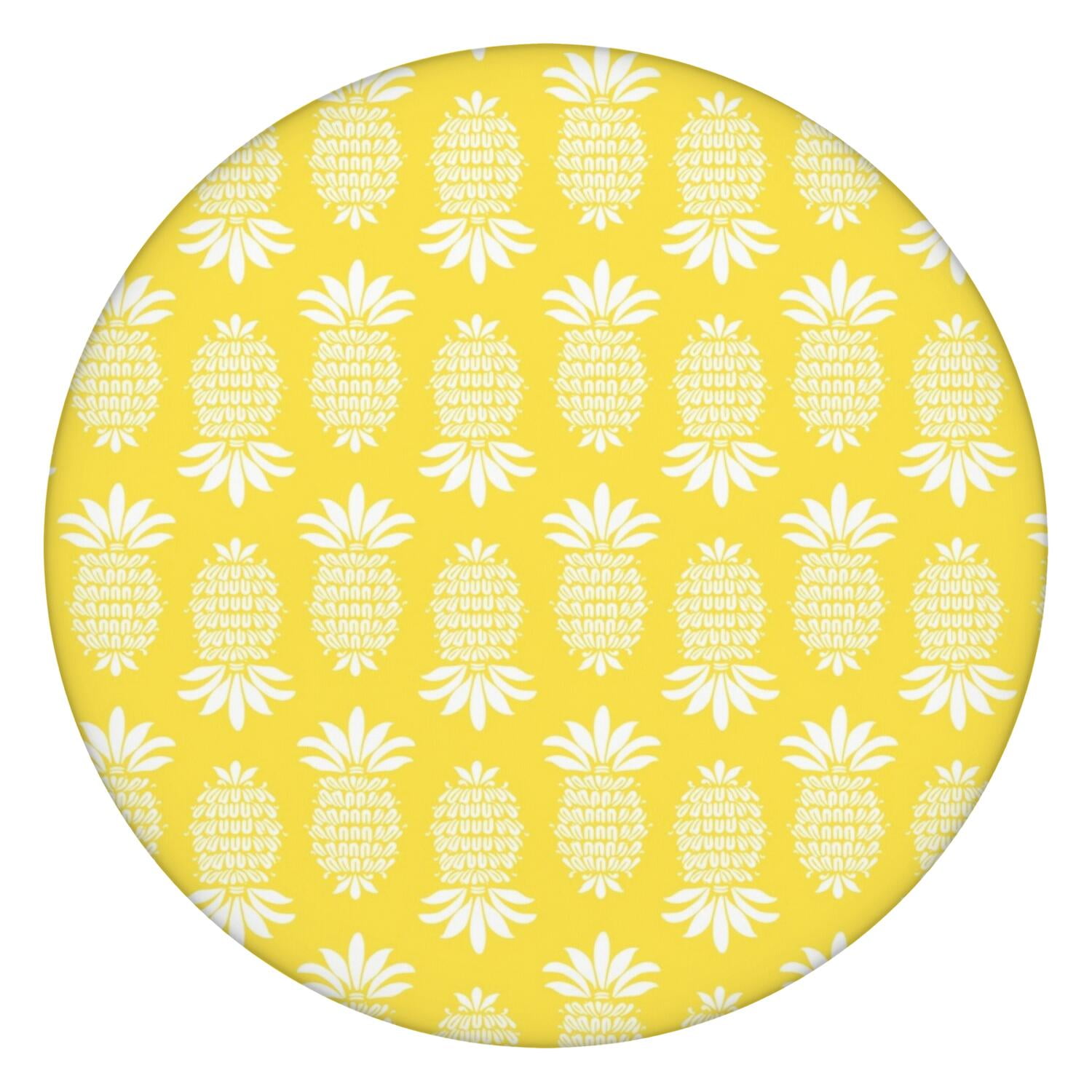 44in Round Tablecloth with Elastic Edge, Waterproof Fitted Table Cover ...