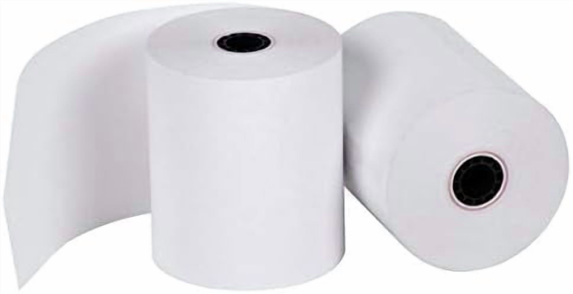 44mm (1-3/4") x 150' BOND Cash Register / Calculator Receipt Paper - 10 ...