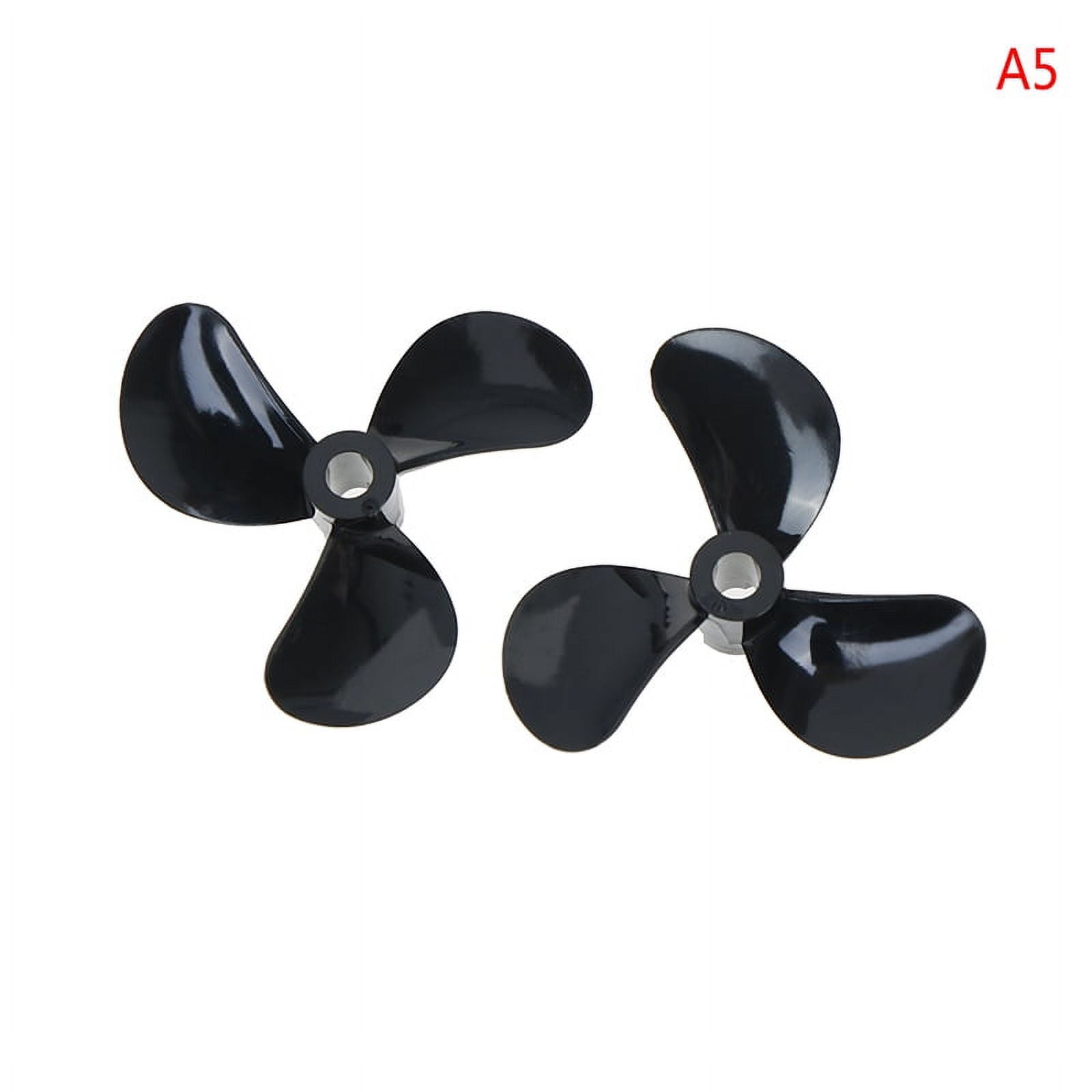 (44mm) 1 pairs Rc boat blades paddle 3 blades nylon boat propeller ...