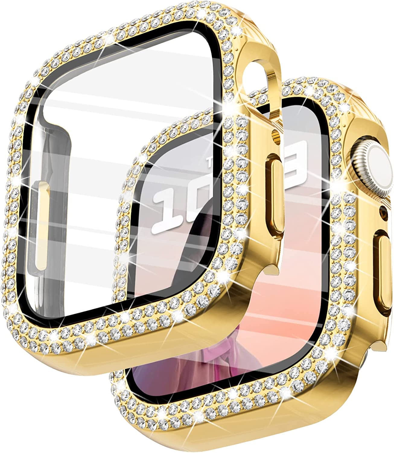 44mm Case Compatible with Apple Watch Case with Screen Protector, Bling ...