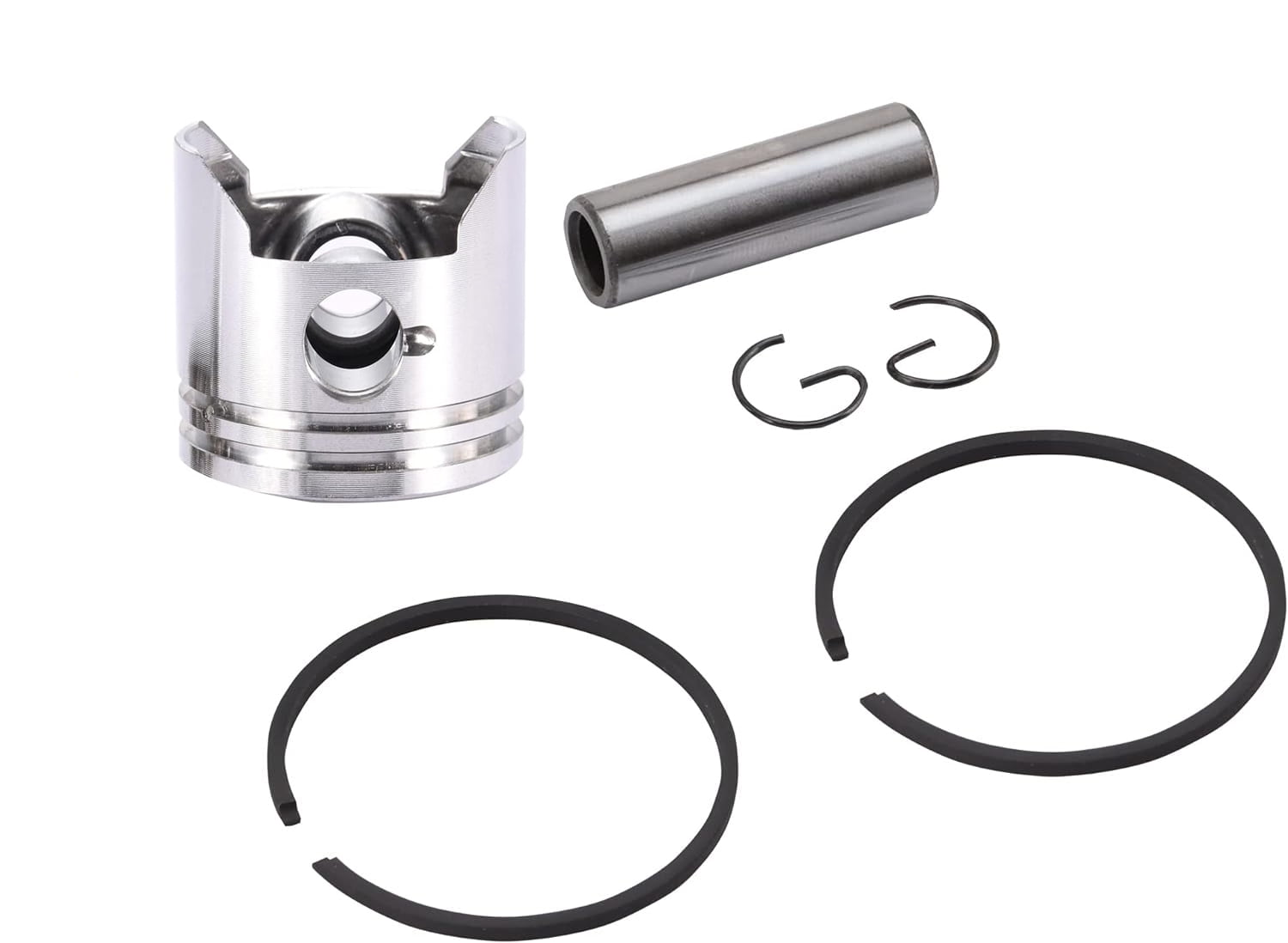 44mm Piston Set for 49cc 2 Stroke Engine Mini Quad ATV Pocket Dirt Bike ...