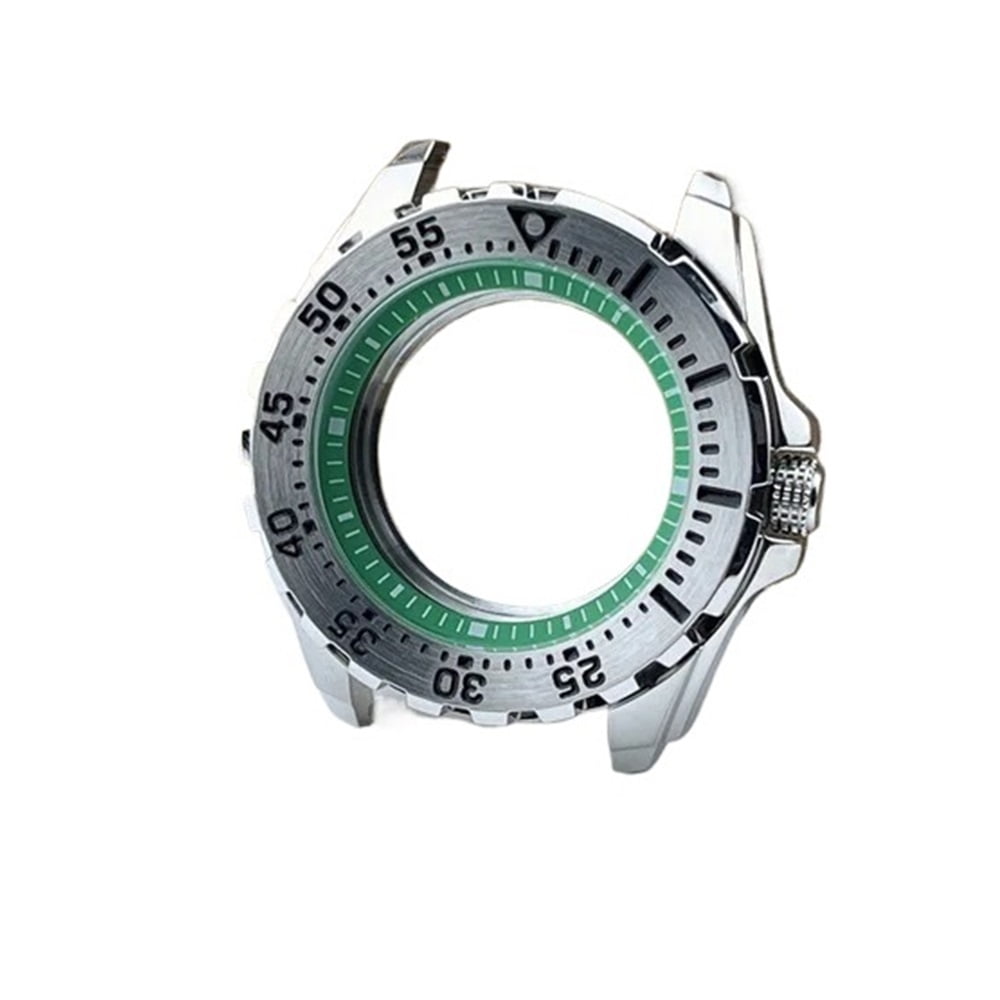 44mm Watch Case Mechanical Steel Case Red Tooth Watch Accessories Fit ...