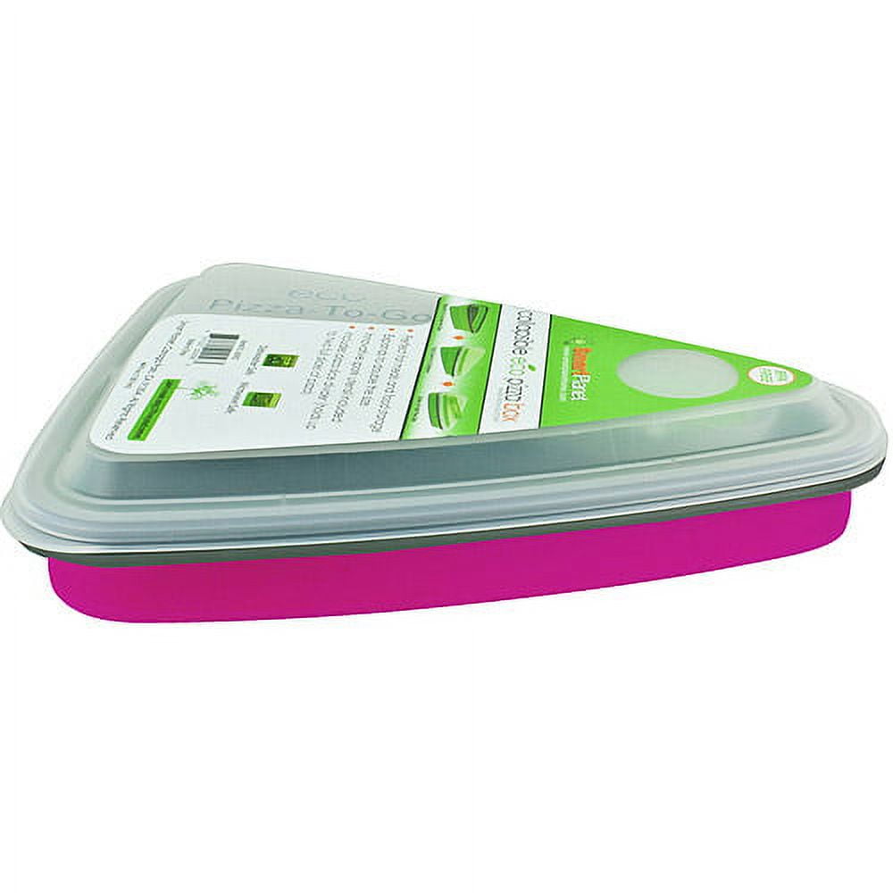 44oz, Collapsible 2 Slice Pizza Box - Walmart.com
