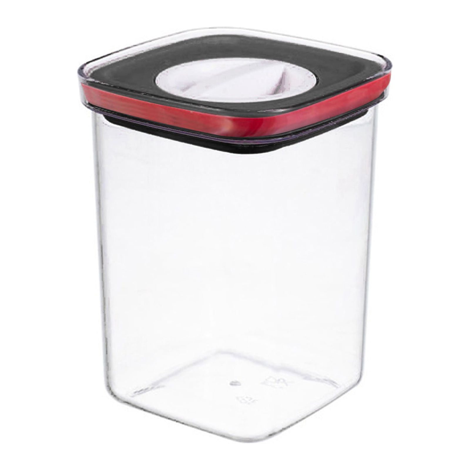 44oz Food Storage Container Airtight Plastic Clear Pantry Box with ...