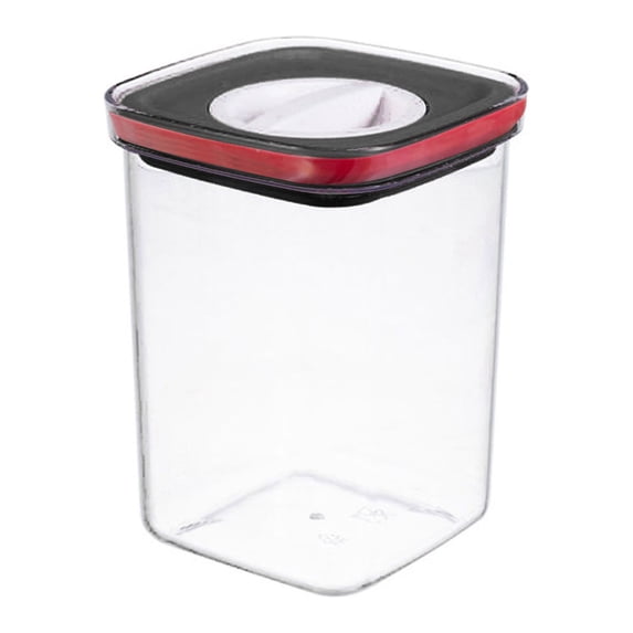 44oz Food Storage Container Airtight Plastic Clear Pantry Box with ...