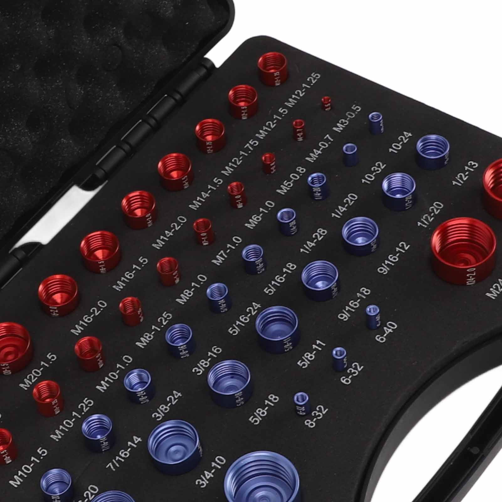 44pcs Nut Bolt Thread Checker Set, Inch Metric Gauge For Accurate ...