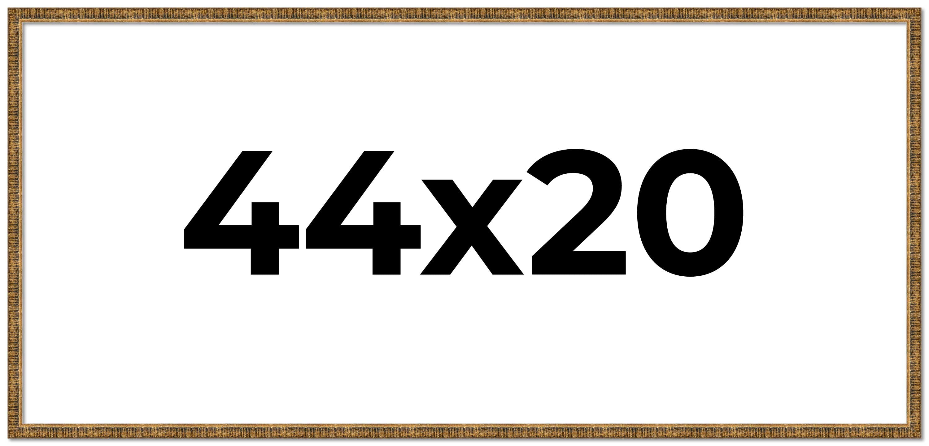 44x20 Frame Gold Picture Frame - Complete Modern Photo Frame Includes ...
