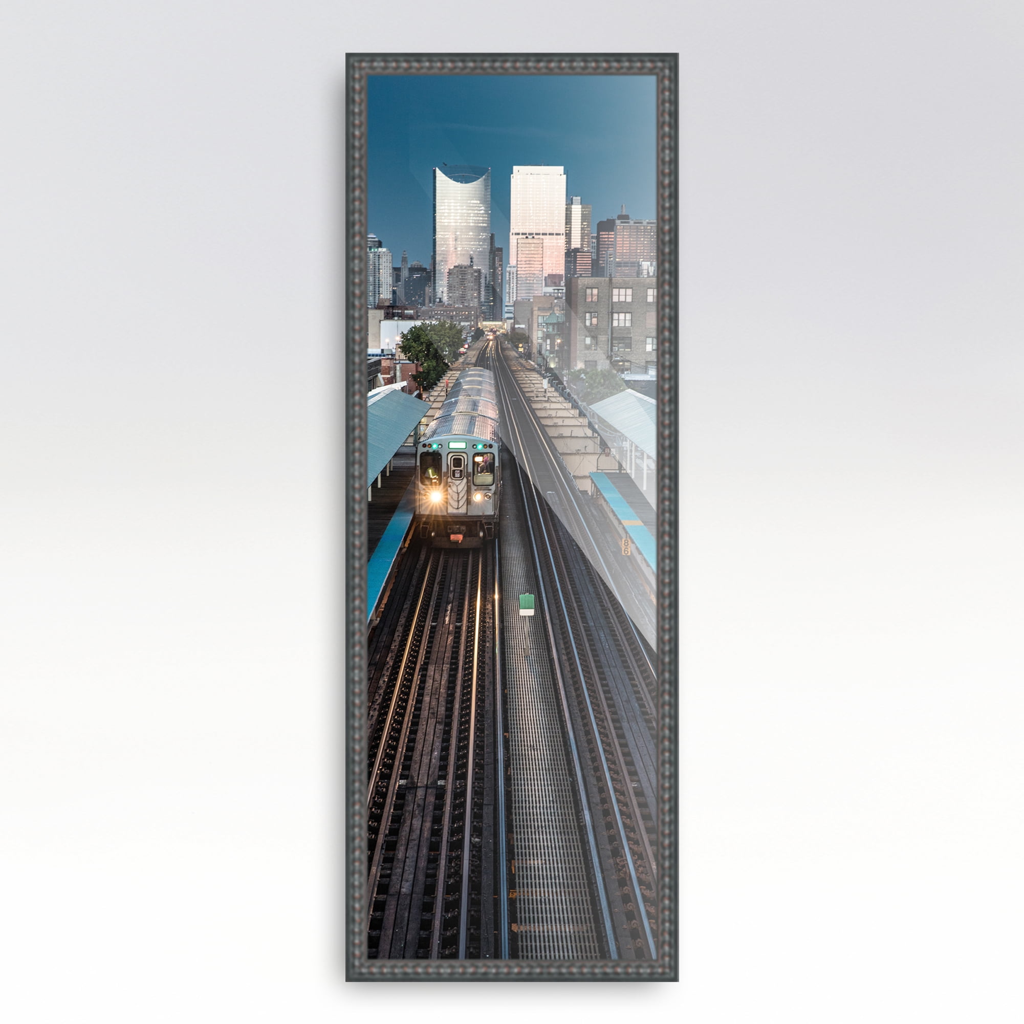 44x22 Frame Black Real Wood Picture Frame Width 1 inches | Interior ...