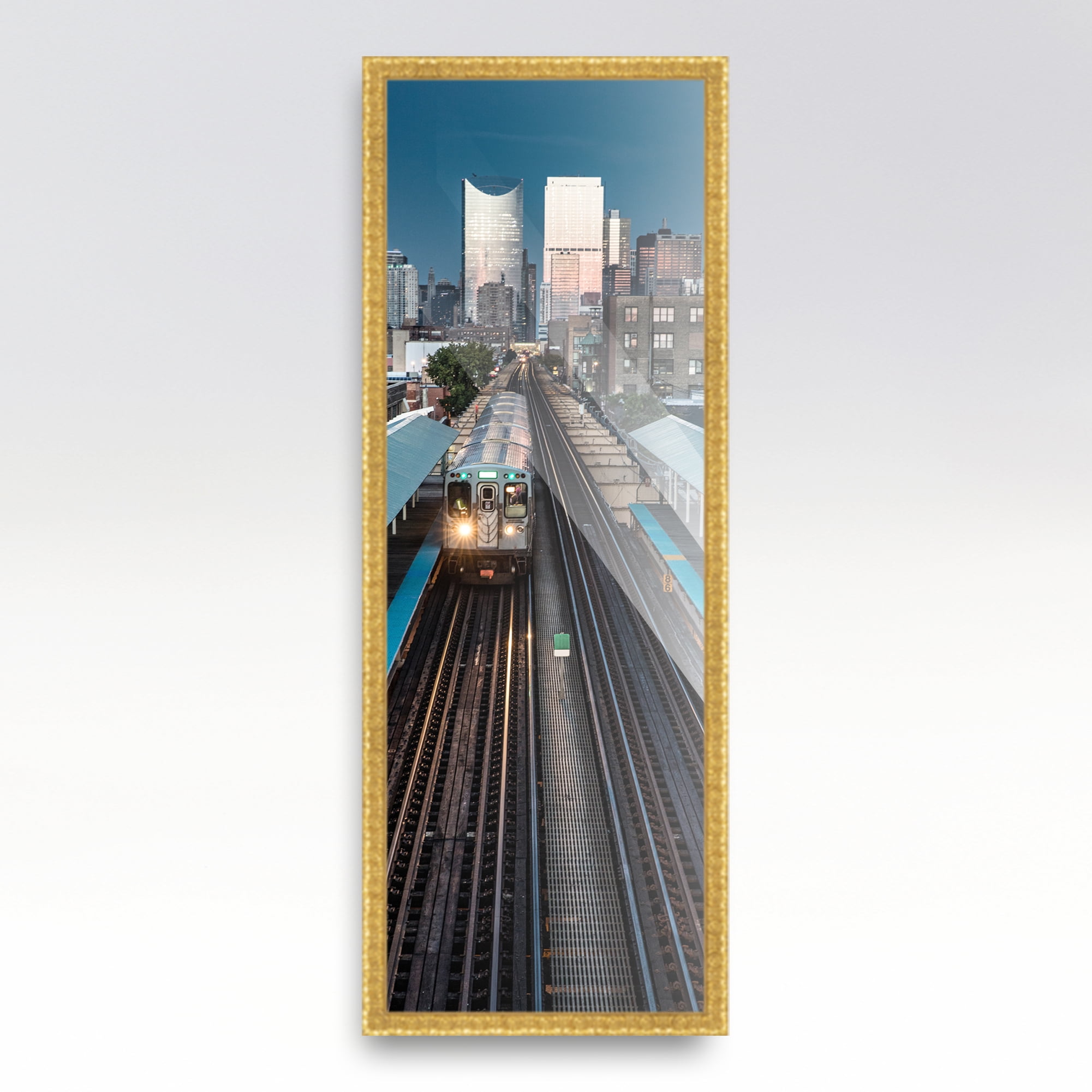 44x22 Frame Gold Real Wood Picture Frame Width 1 inches | Interior ...