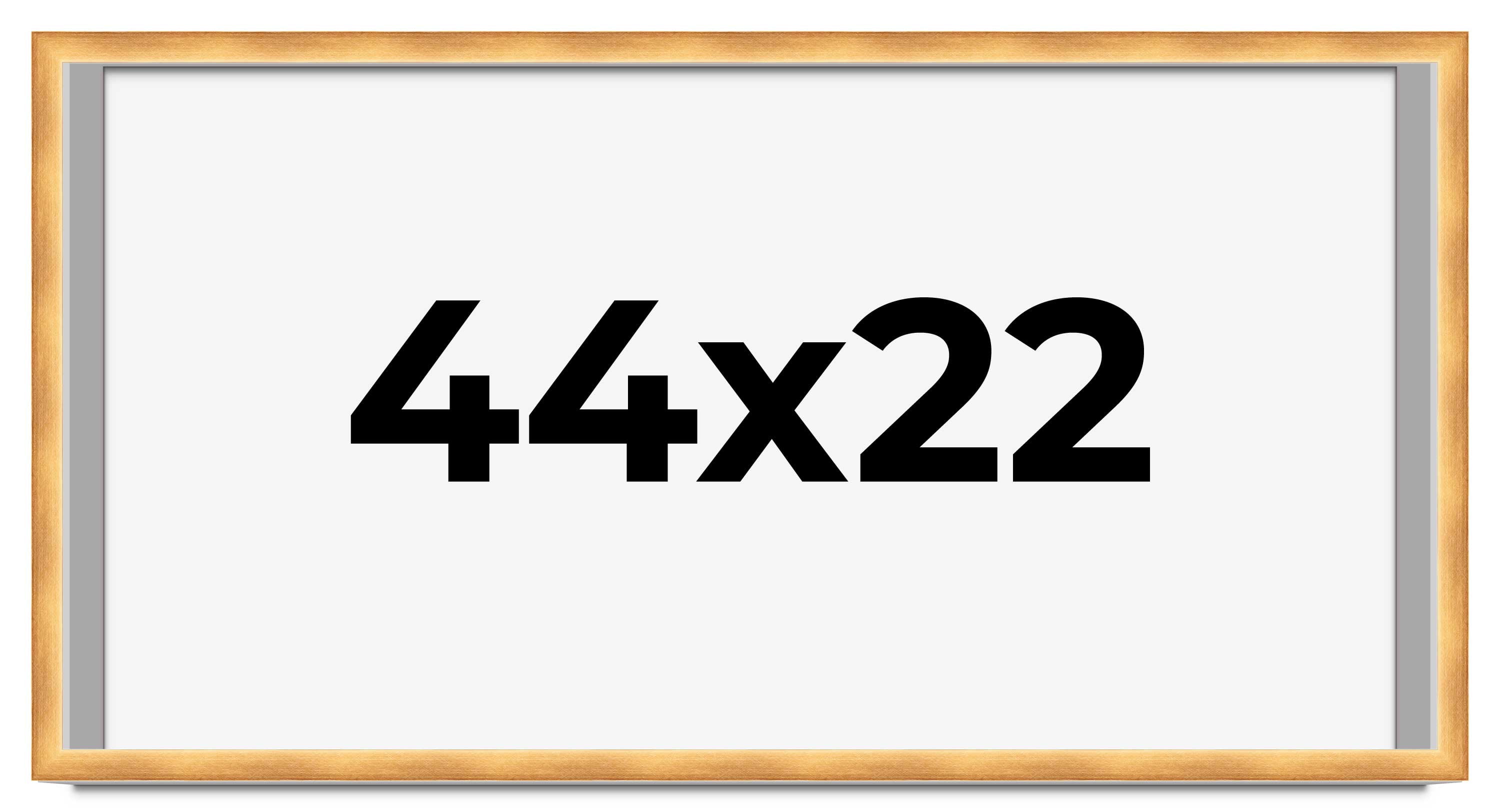 44x22 Shadow Box Bronze Cross-Brushed Display Frame | 1.625 Inches Deep ...