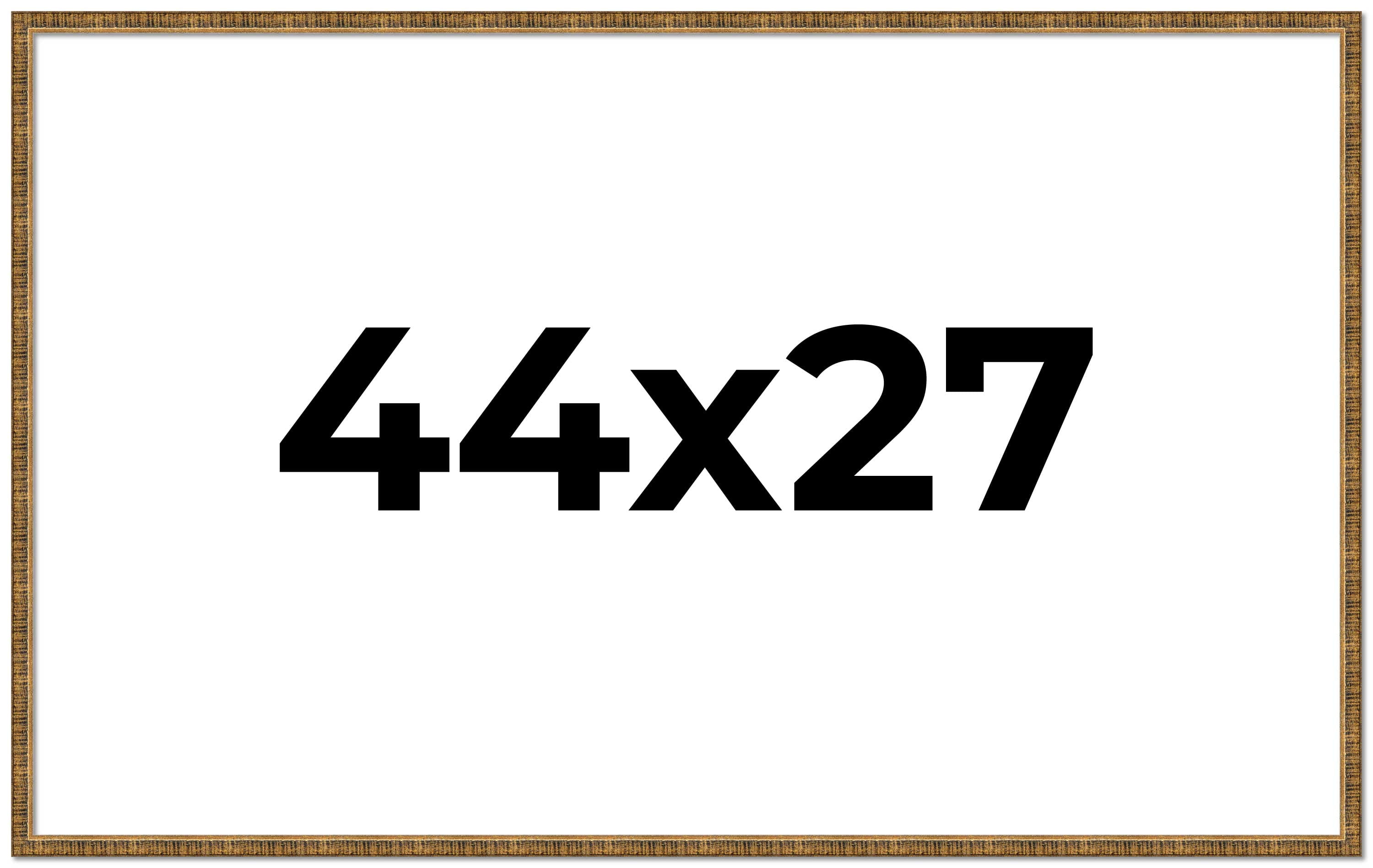 44x27 Frame Gold Picture Frame - Complete Modern Photo Frame Includes ...