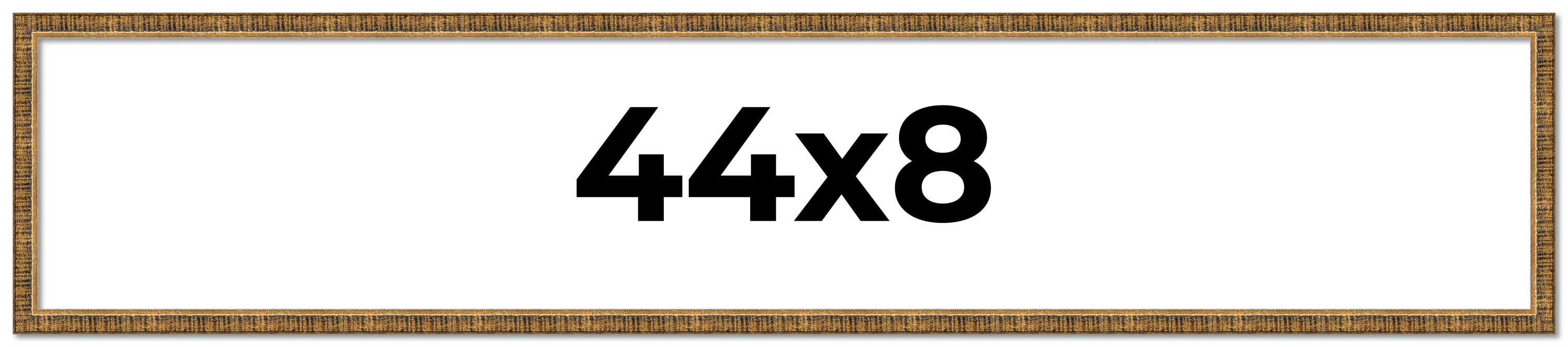 44x8 Frame Gold Picture Frame - Complete Modern Photo Frame Includes UV ...