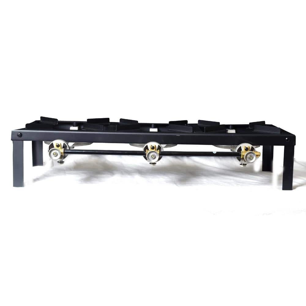 45,000 BTU Triple Burner Angle Iron Stove - Walmart.com