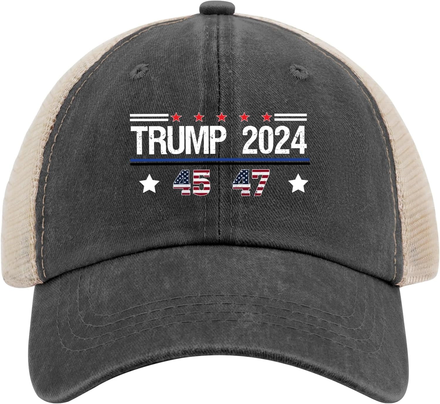 45 47 2024 The US Hats for Mens 45th 47th Baseball Caps Classic Washed ...