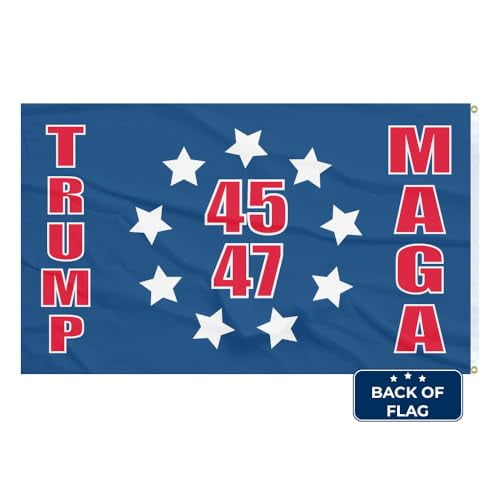 45 47 Trump Usa 3X5 Double Sided Flag, Proudly Manufactured In The Usa ...