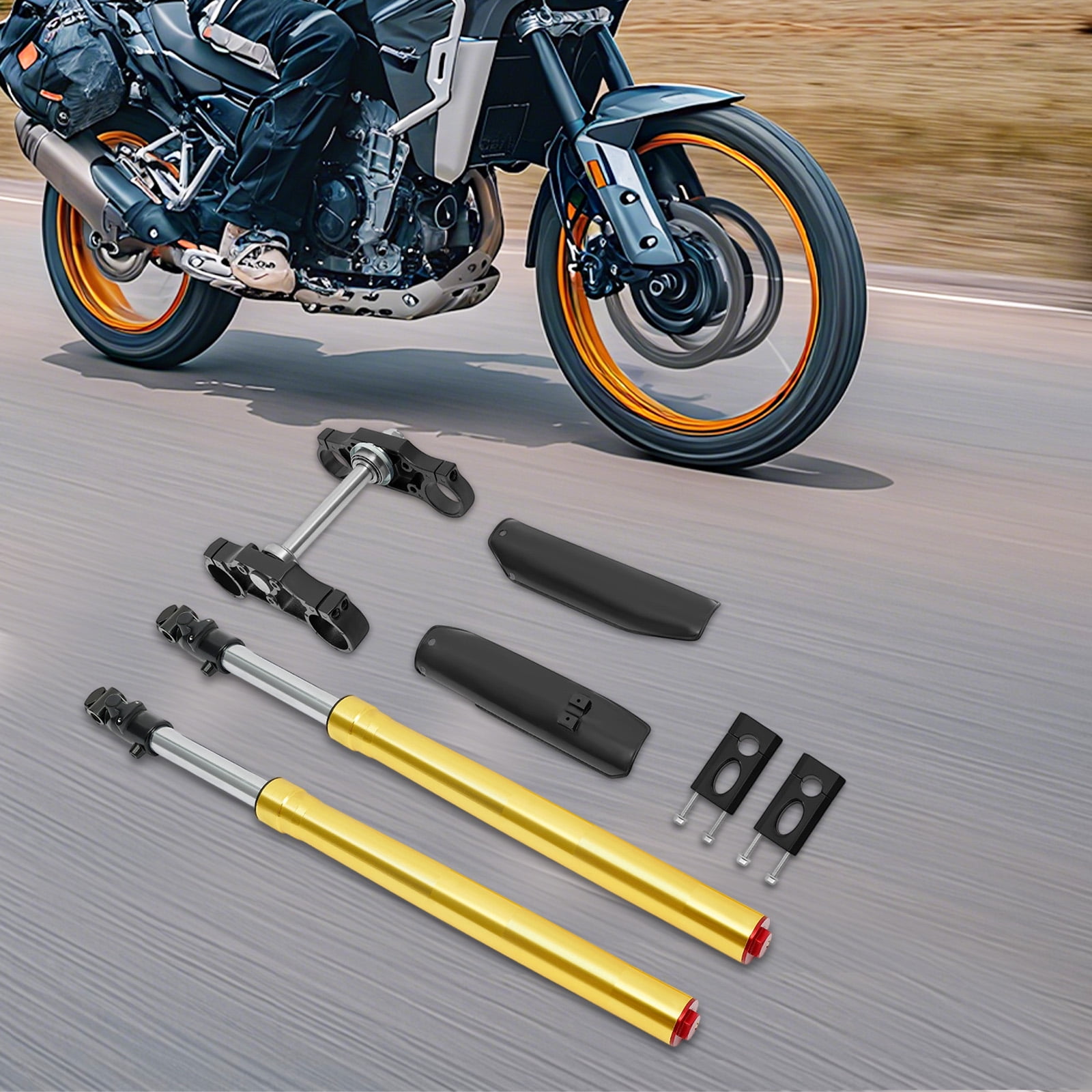 45/48mm Front Forks Shock Triple Tree Clamp Fits For Dirt Pit Bike ...