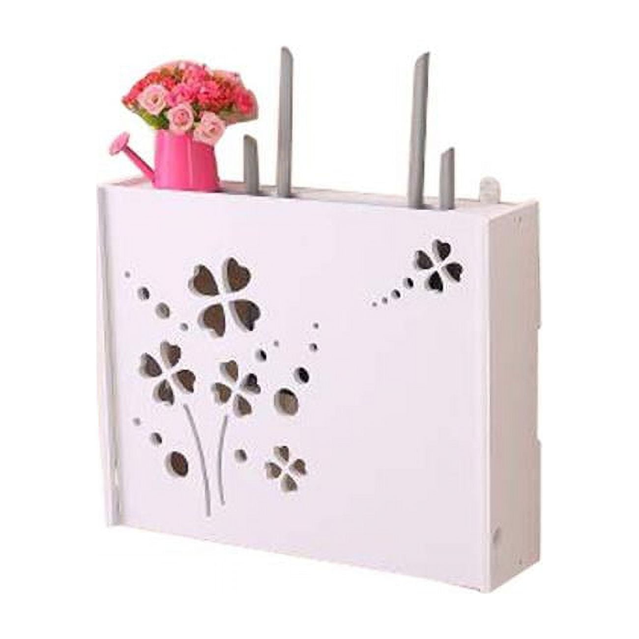 45.5 x 34 cm Practical Wi-Fi Router Storage Boxes - Lucky Clover ...