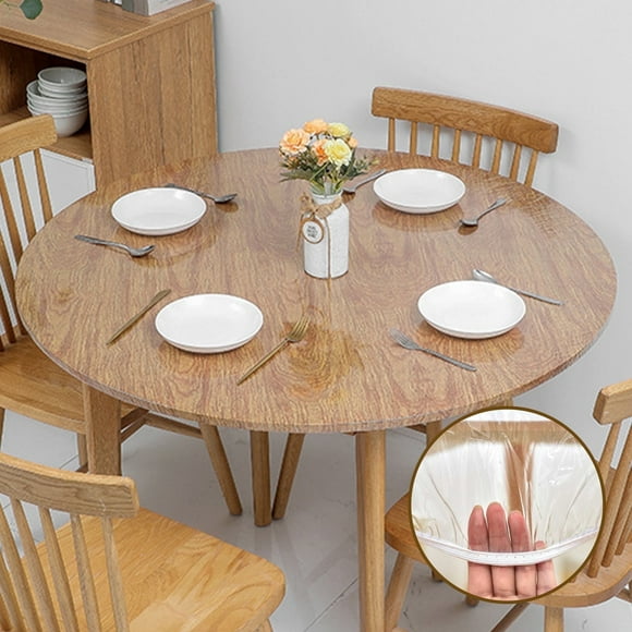 Round Tablecloths | Clear - Walmart.com