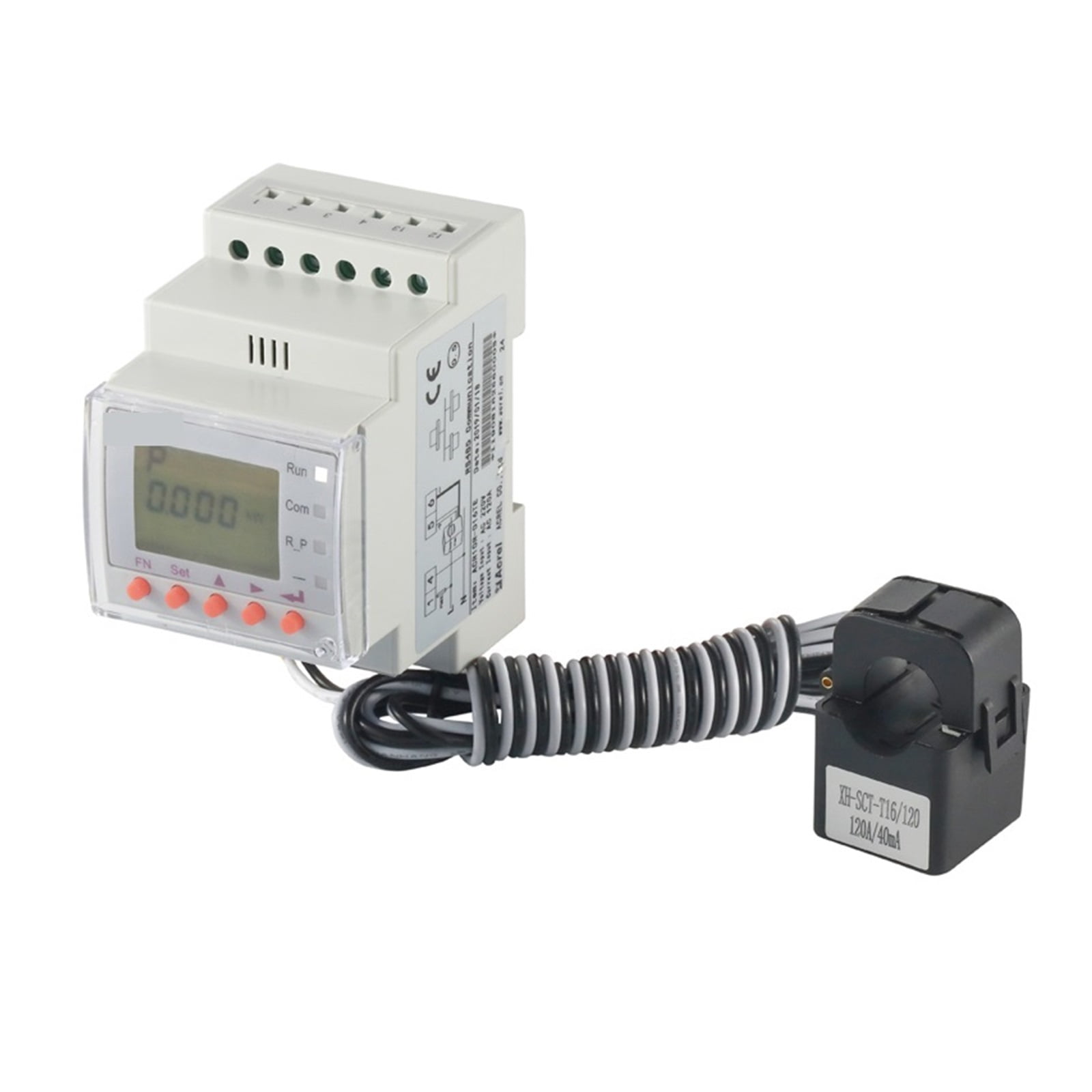 45-65Hz Din Rail Ct Paired 120A Single Phase Smart Energy Meter Solar ...