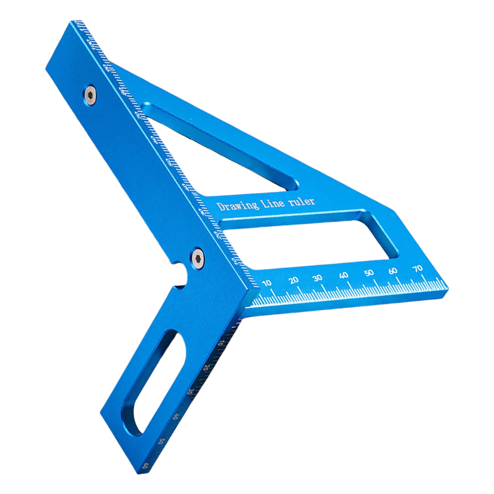 45 90 Degree Triangular Measuring Tool for Precise Angles and Lines ...