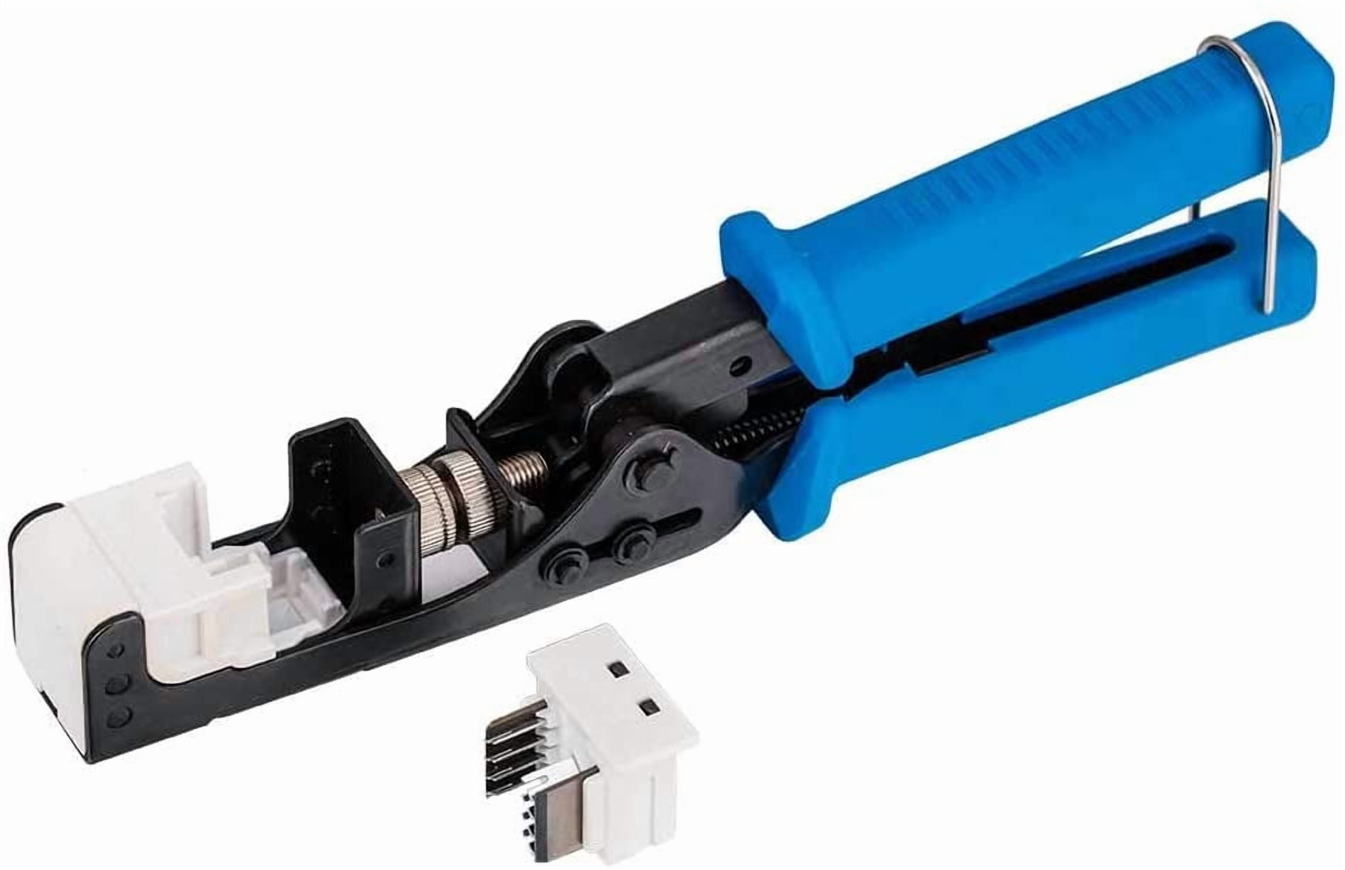 45° Angled Keystone Speed Termination Tool, Fast & Easy Time Saver Punch Down, 45-Degree RJ45 ...