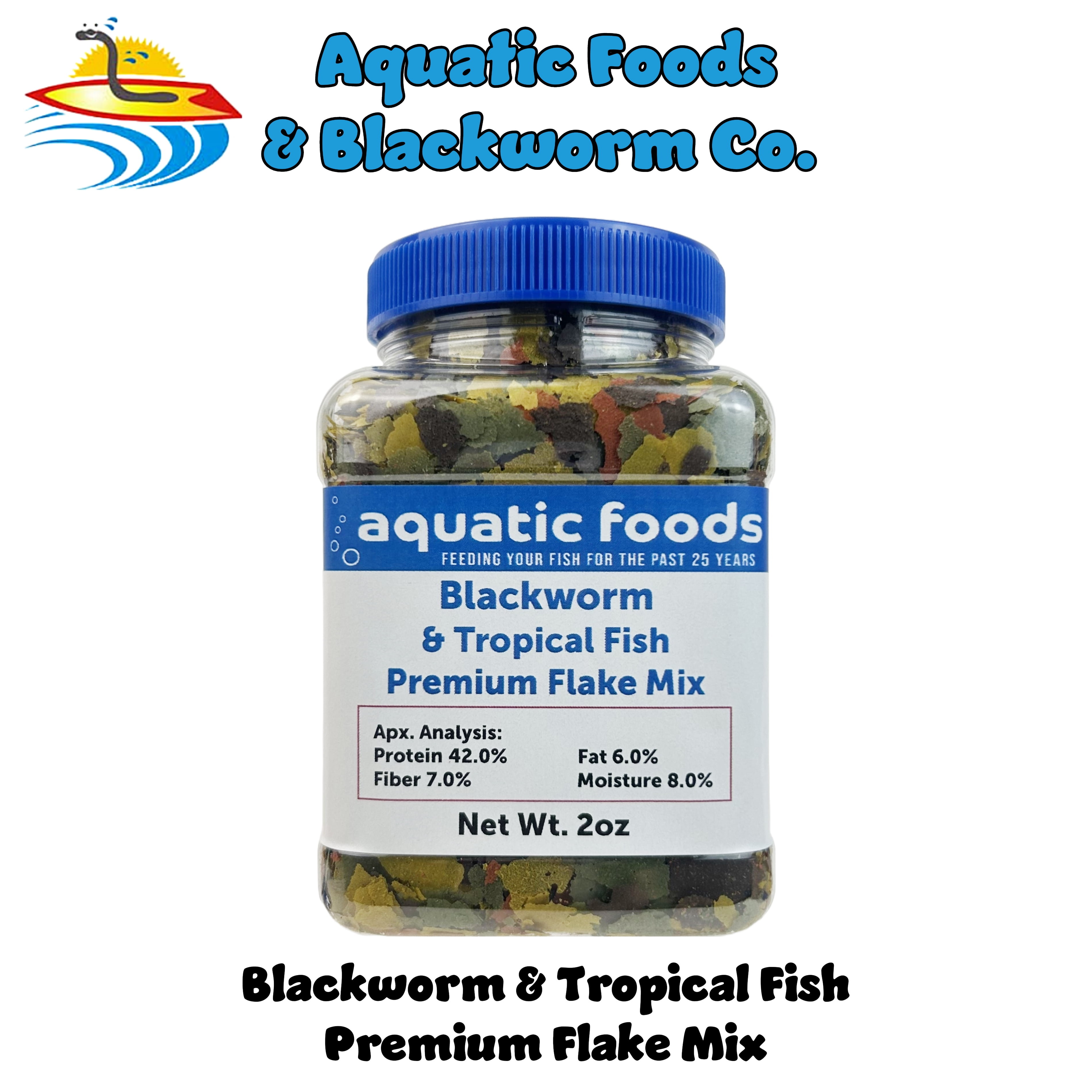 45% Blackworm & Tropical Fish Flakes for Cichlids, Discus, for All ...