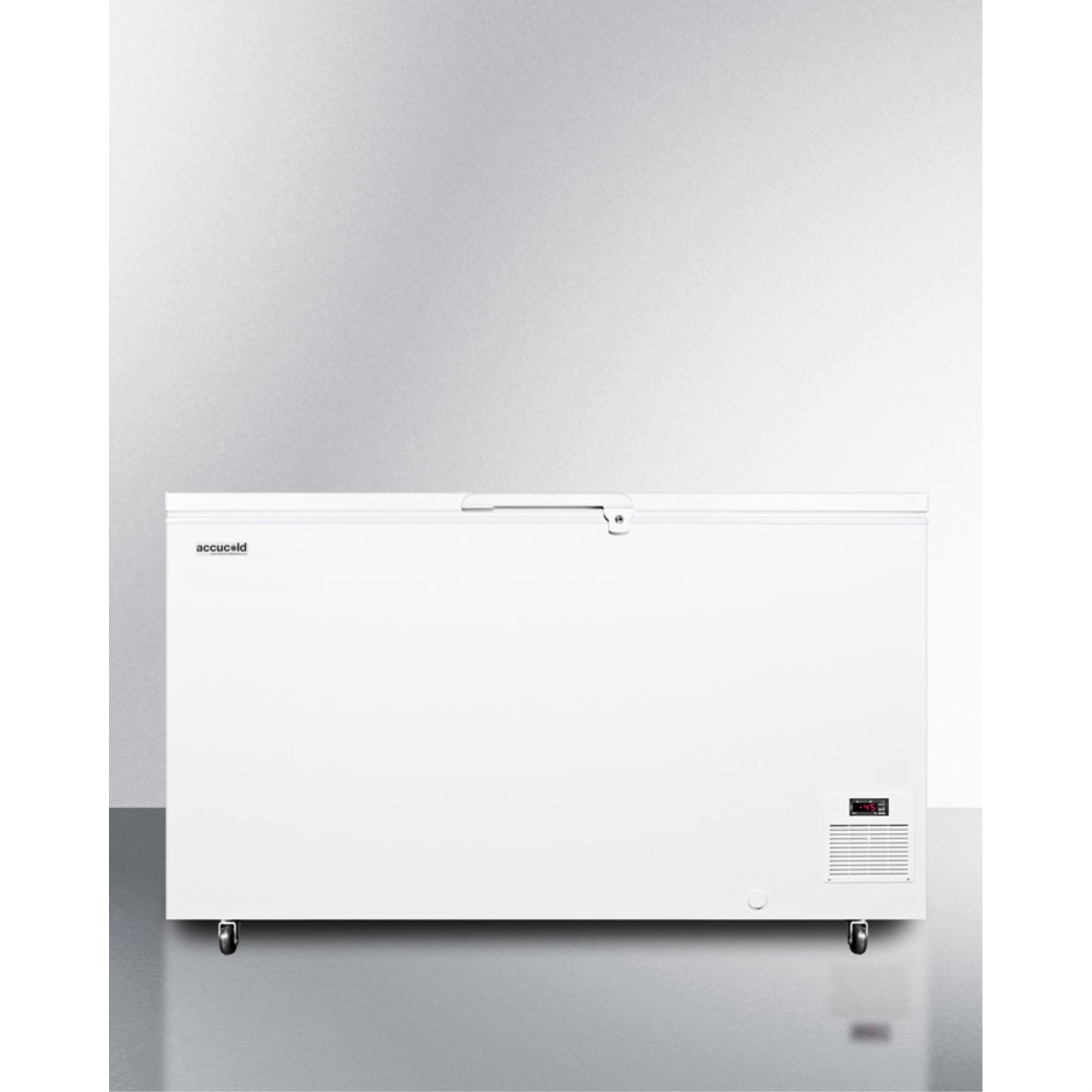 -45 C capable laboratory chest freezer with digital thermostat and 12.8 ...
