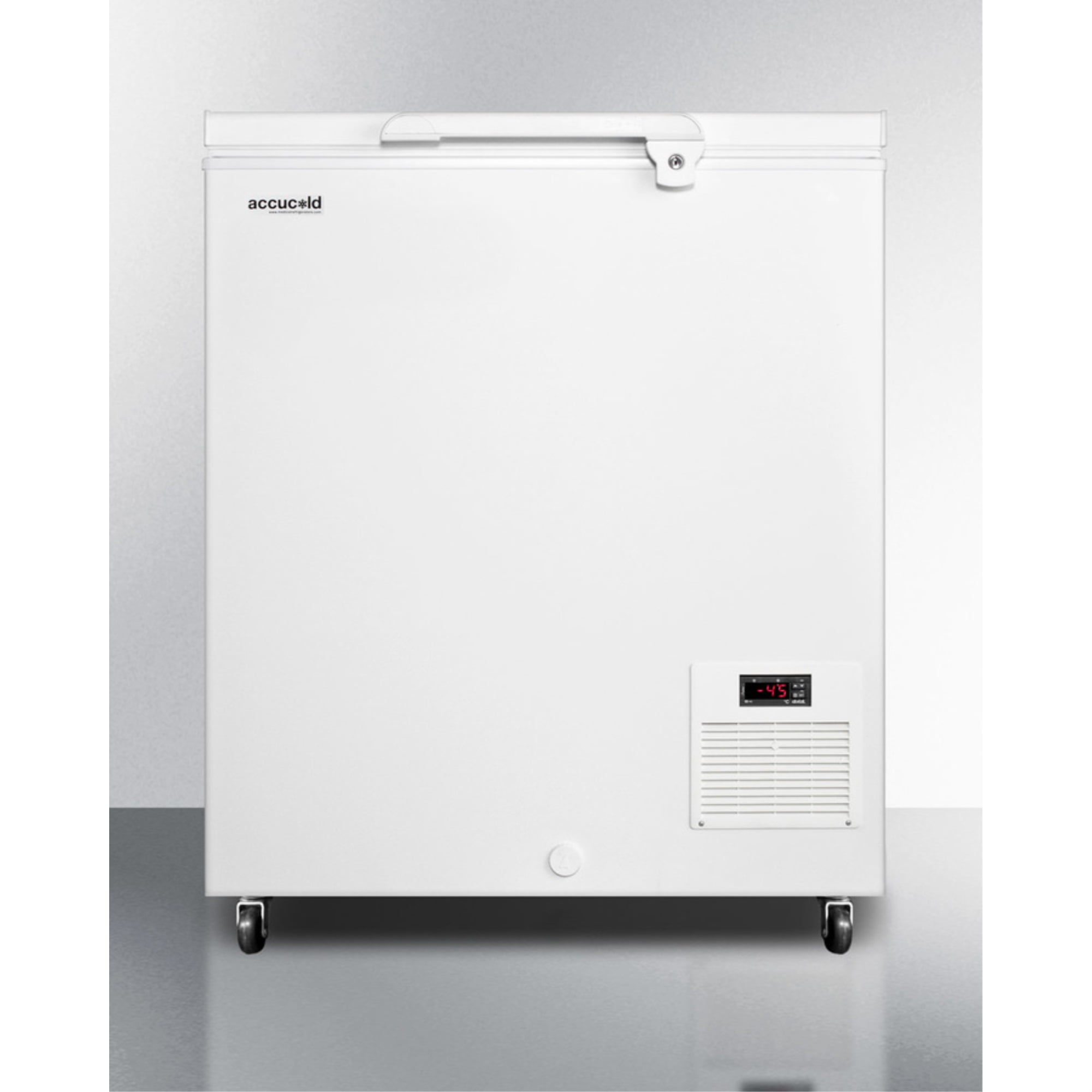 -45 C capable laboratory chest freezer with digital thermostat and 4.8 ...