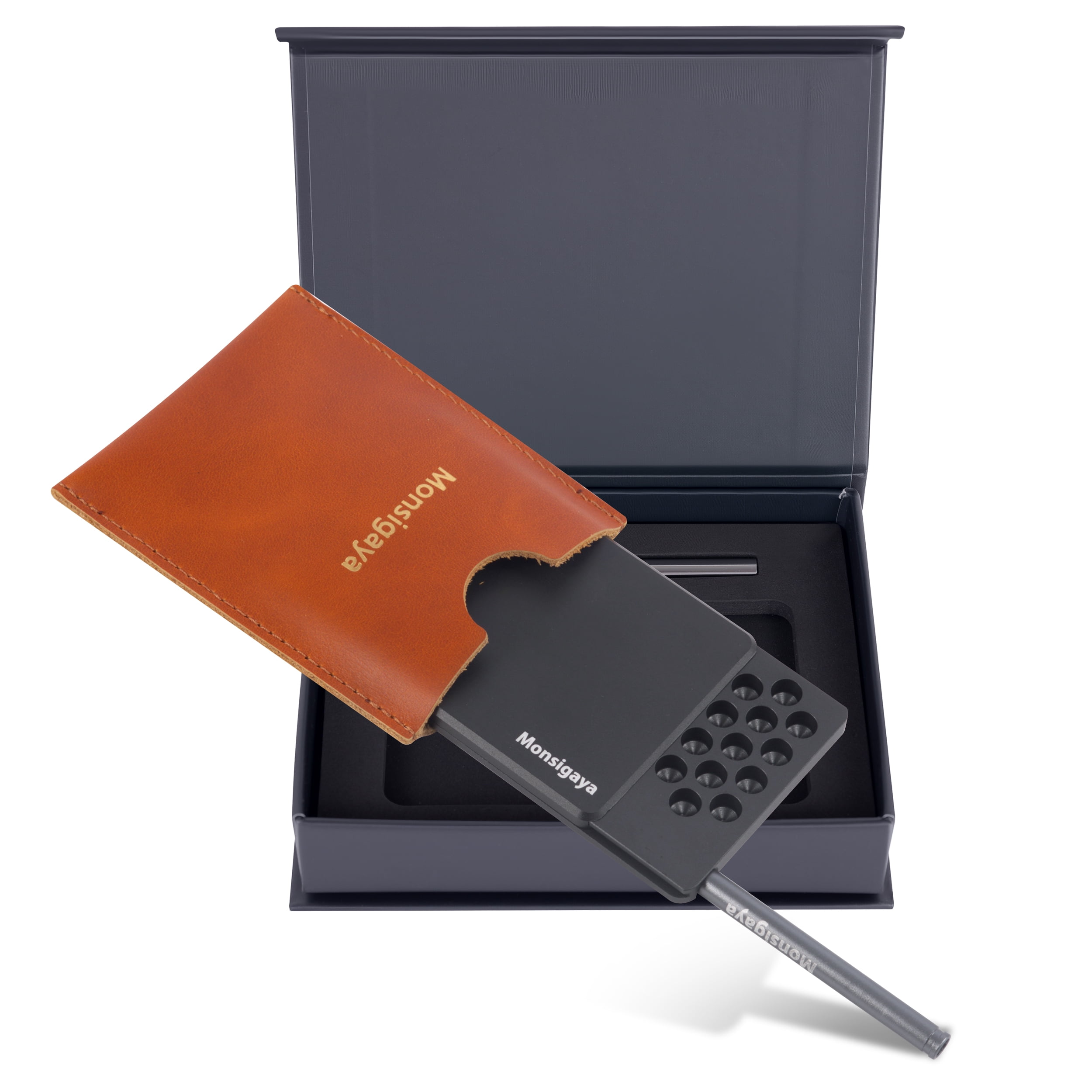 45 Compartment Honeycomb Metal Snuff Box with Built in Metal Alloy ...