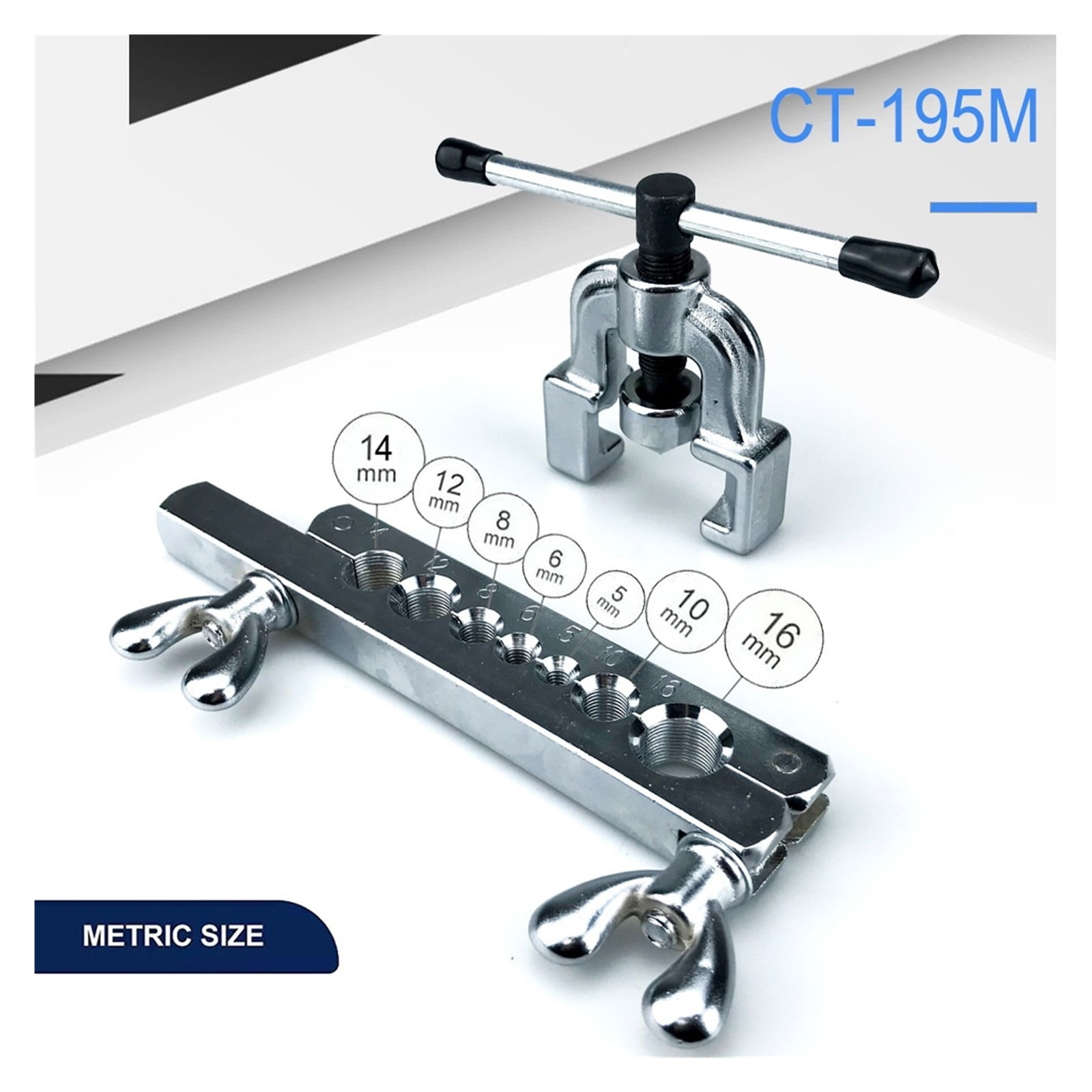 45° Copper Tube Expander Flaring Kit HVAC Pipe Tool For Flaring/Reaming ...