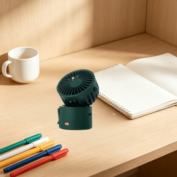 45-Degree Adjustable Hanging Neck Fans, USB Rechargeable 3-Speed ...