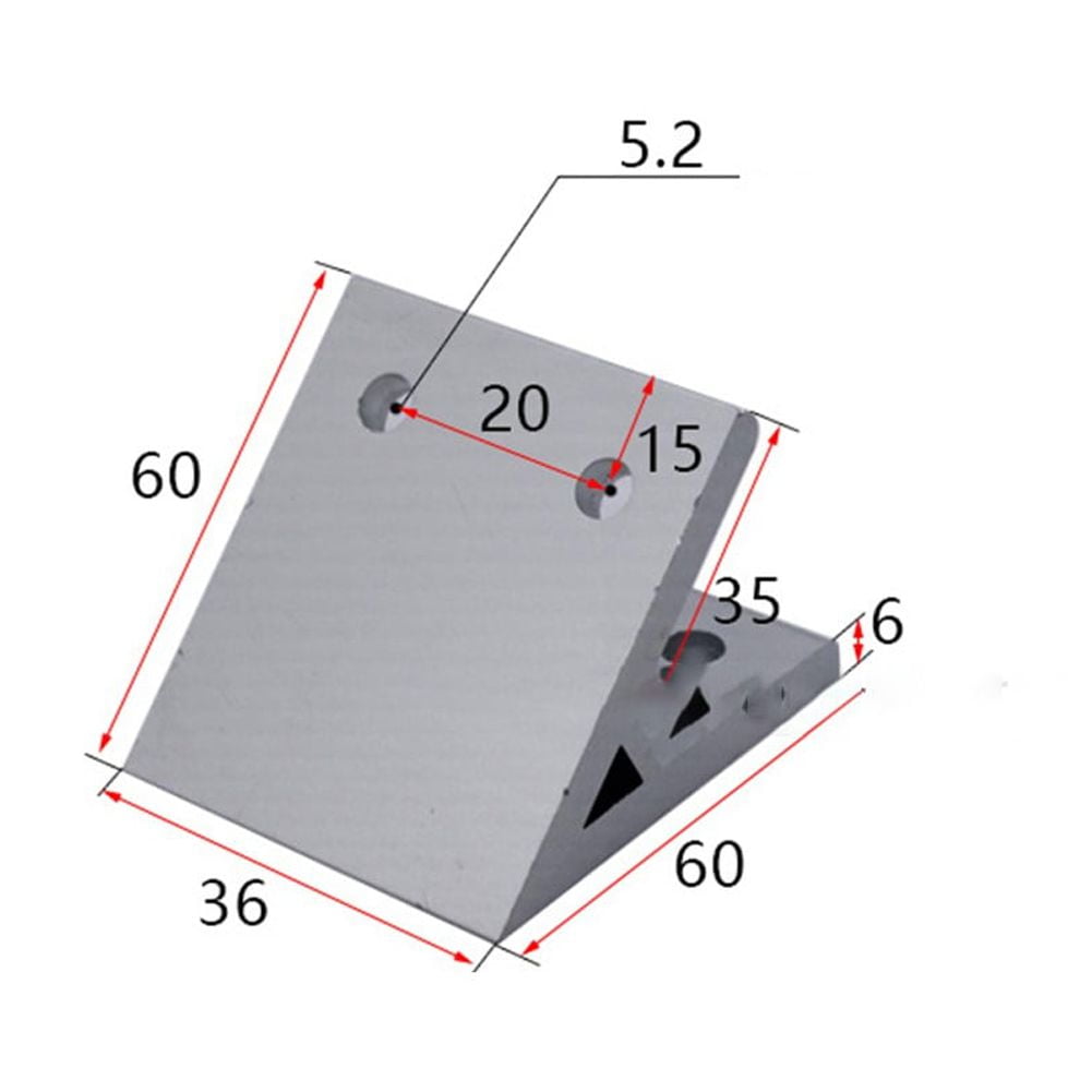 45 Degree Corner Angle Bracket Connection Joint Fastener For Aluminum ...