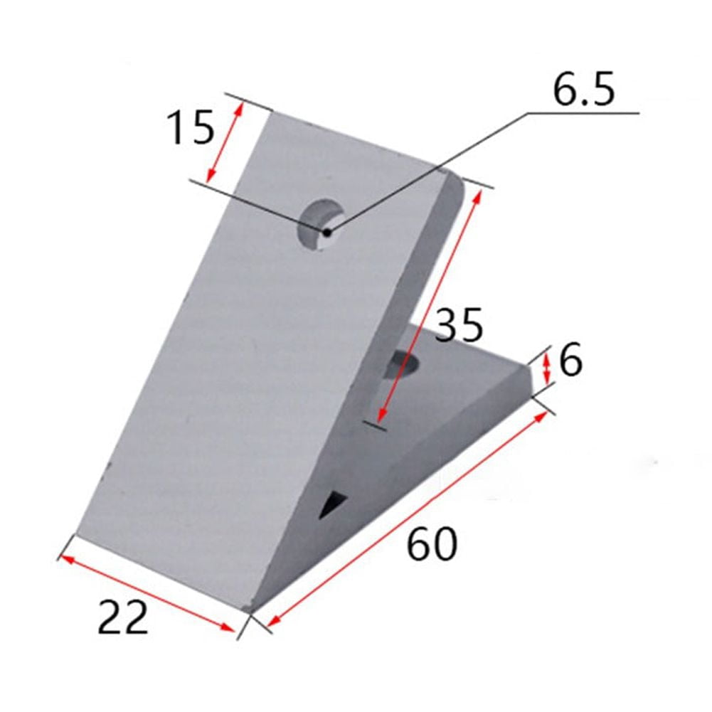 45 Degree Corner Angle Bracket Connection Joint Fastener for Aluminum ...