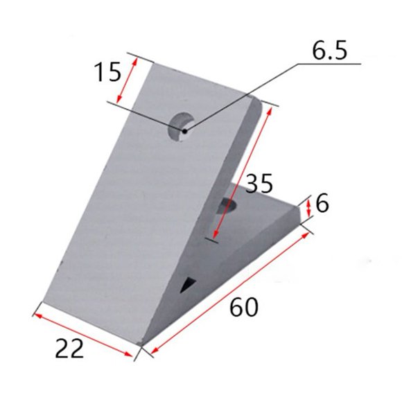 45 Degree Angle Bracket