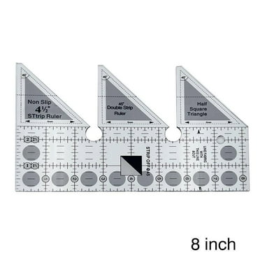 Omnigrip 7.5" Non-Slip Ruler, Square Quilter's Rulers by Omnigrid ...