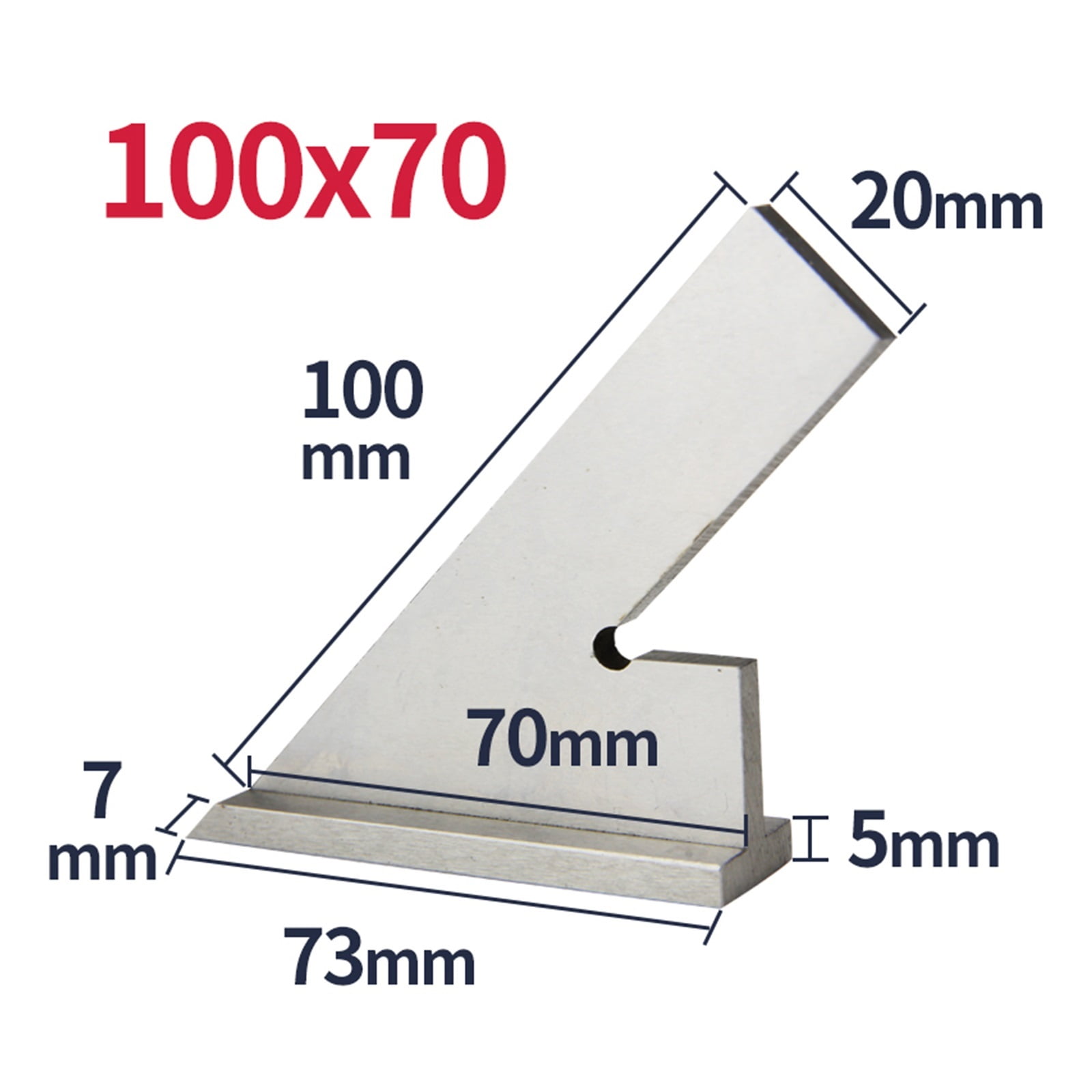 45 Degree Flat Edge Square Ruler For Carpentry Measurment Try Square ...