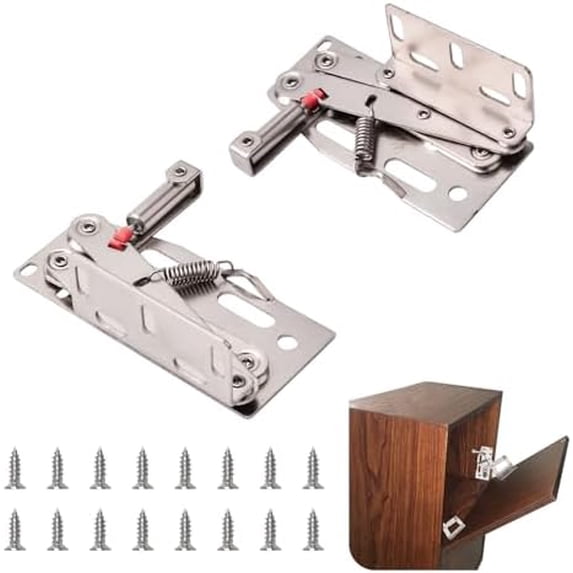45 Degree Flip Down Hinge, 1 Pair Cold Rolled Steel Tip-Out Tray Hinges ...