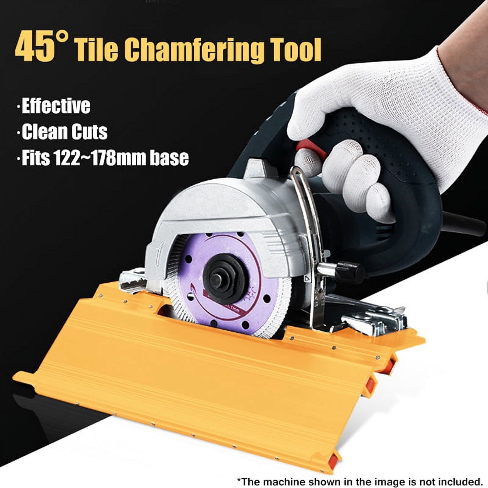 45 Degree Tile Chamfering Device Table Saw Guide Miter Angle Cutting ...