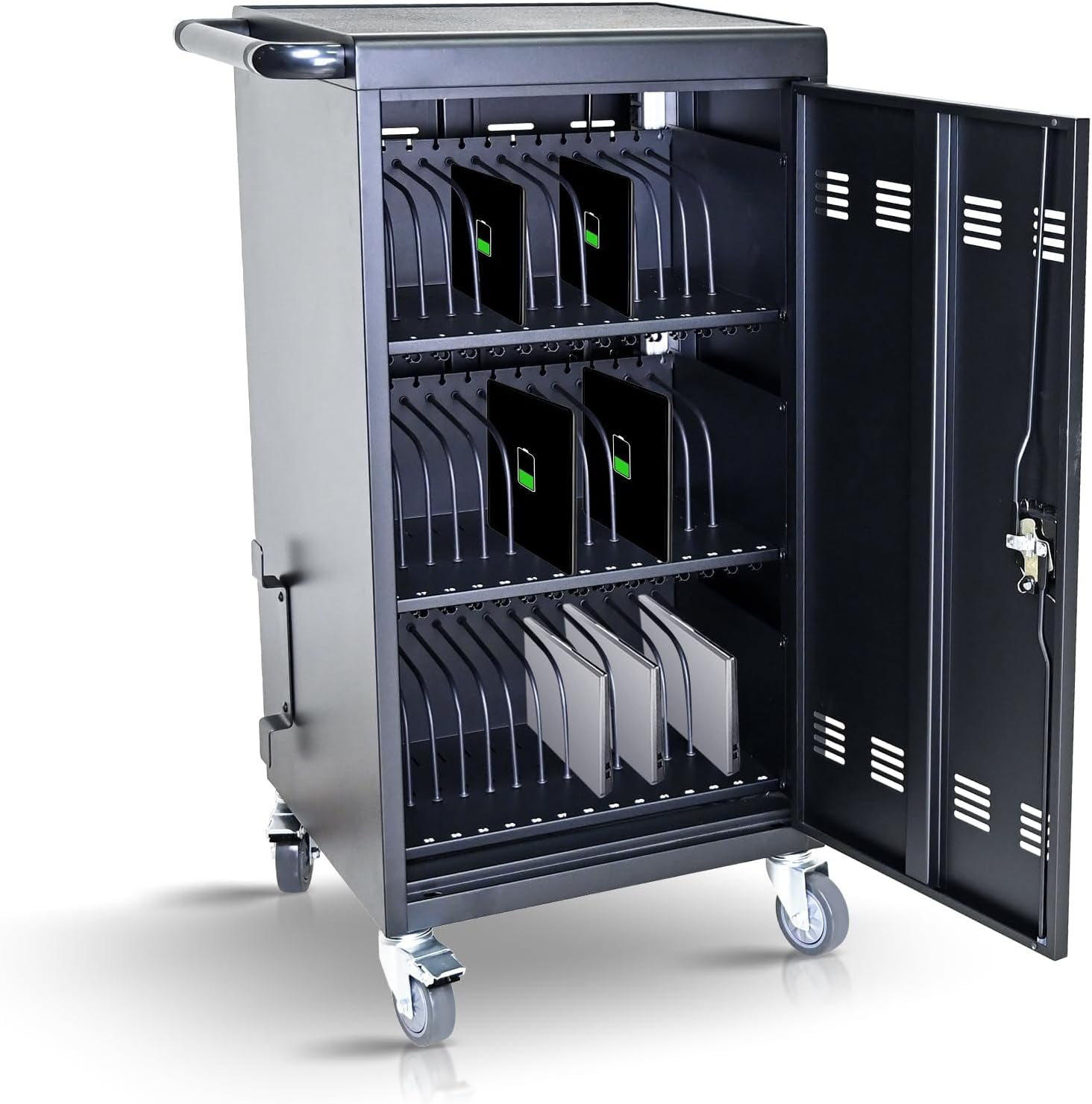 45-Device Mobile Charging Cart, Classroom and Office Mobile Charging ...