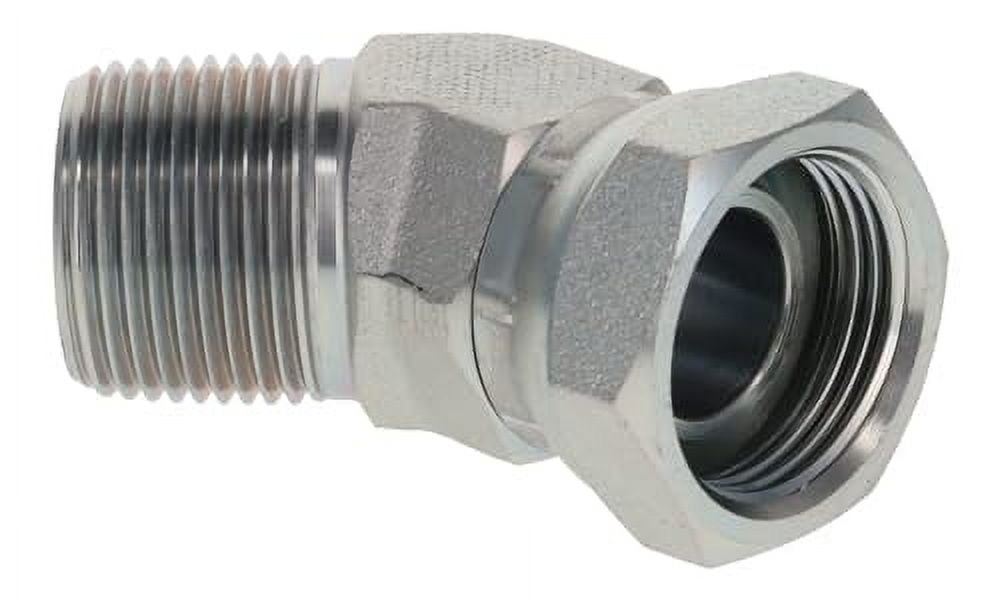 | 45° Elbow 3/4" NPTF Male x 1" NPSM Swivel - Walmart.com
