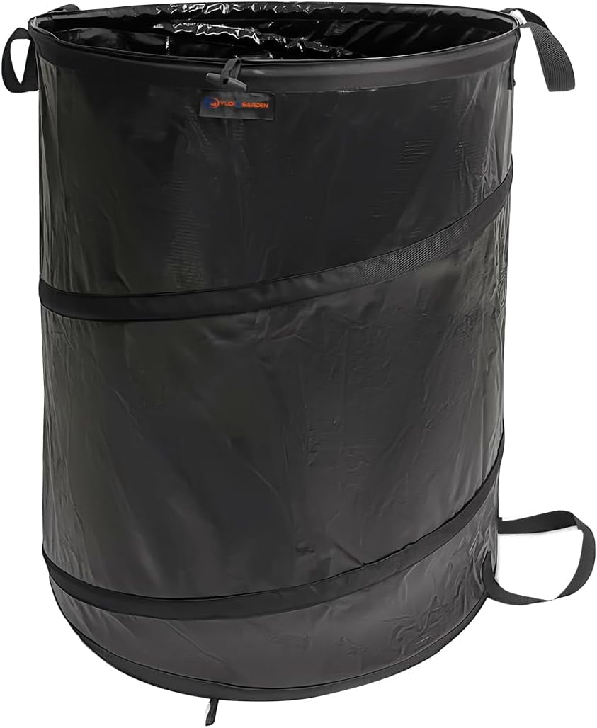 45 Gallon Collapsible Trash Can, Collapsible Garden Bag for Collecting ...